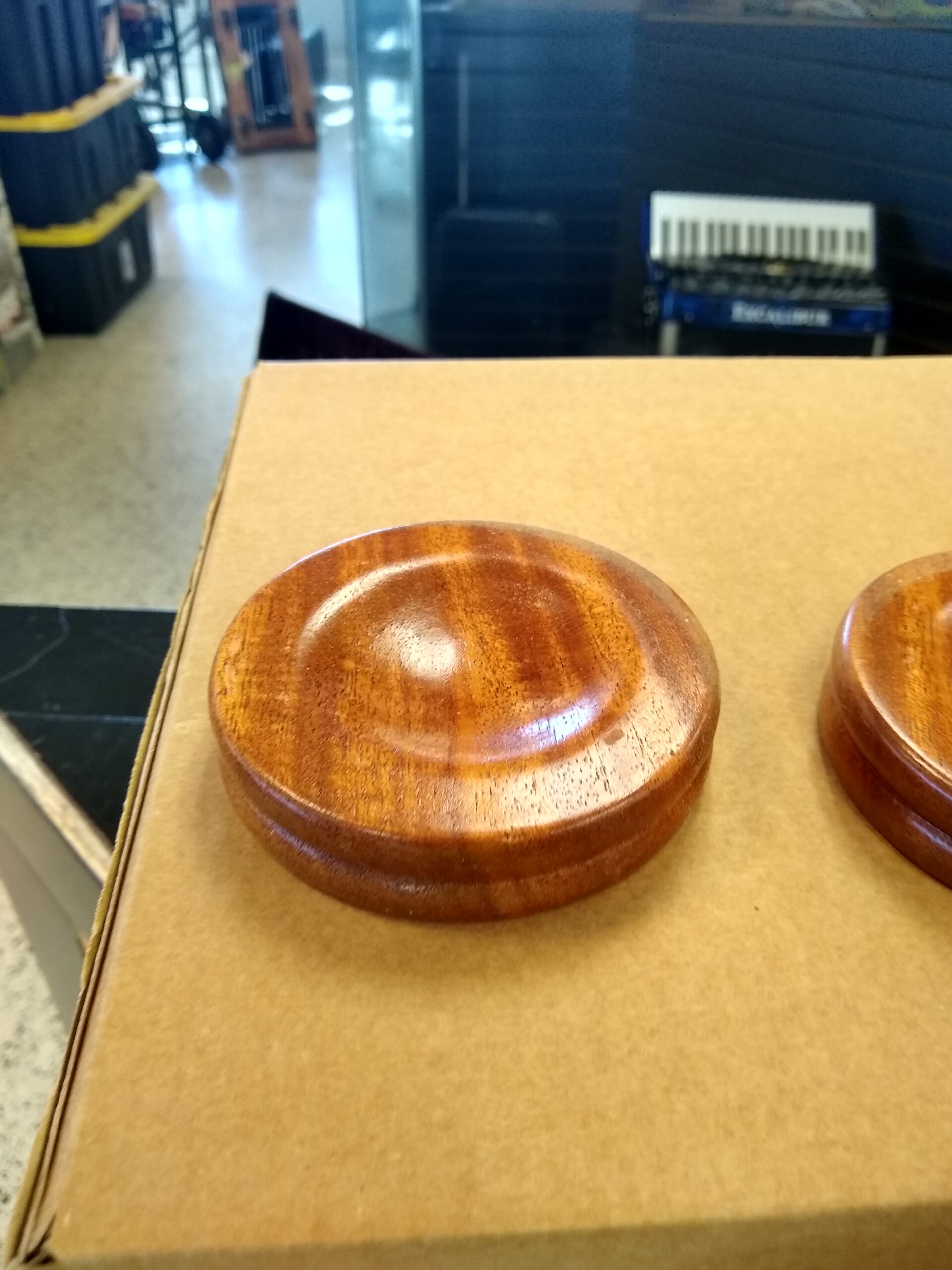 Piano Coasters - Brown Finished / Each - Jim Laabs Music Store