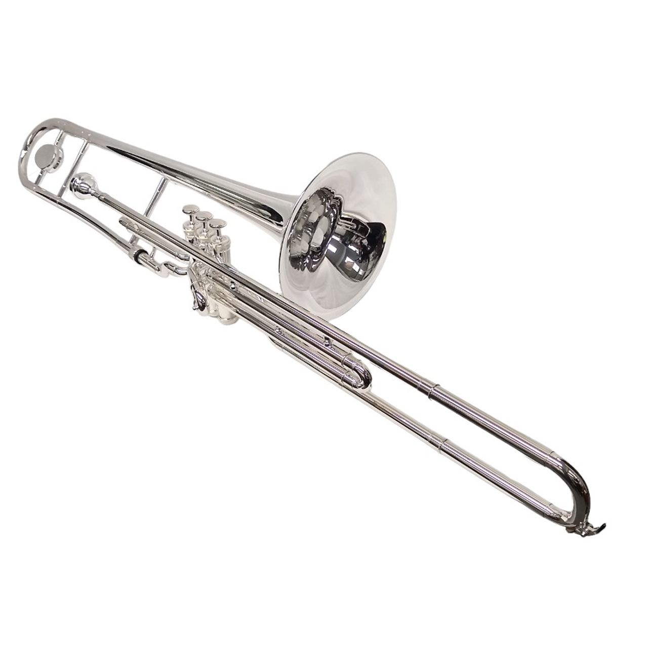 Schiller Studio Pro Valve Trombone Silver Plated Bb - Jim Laabs Music Store