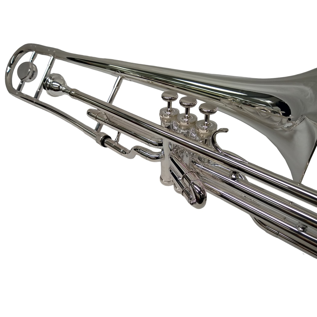 Schiller Studio Pro Valve Trombone Silver Plated Bb - Jim Laabs Music Store