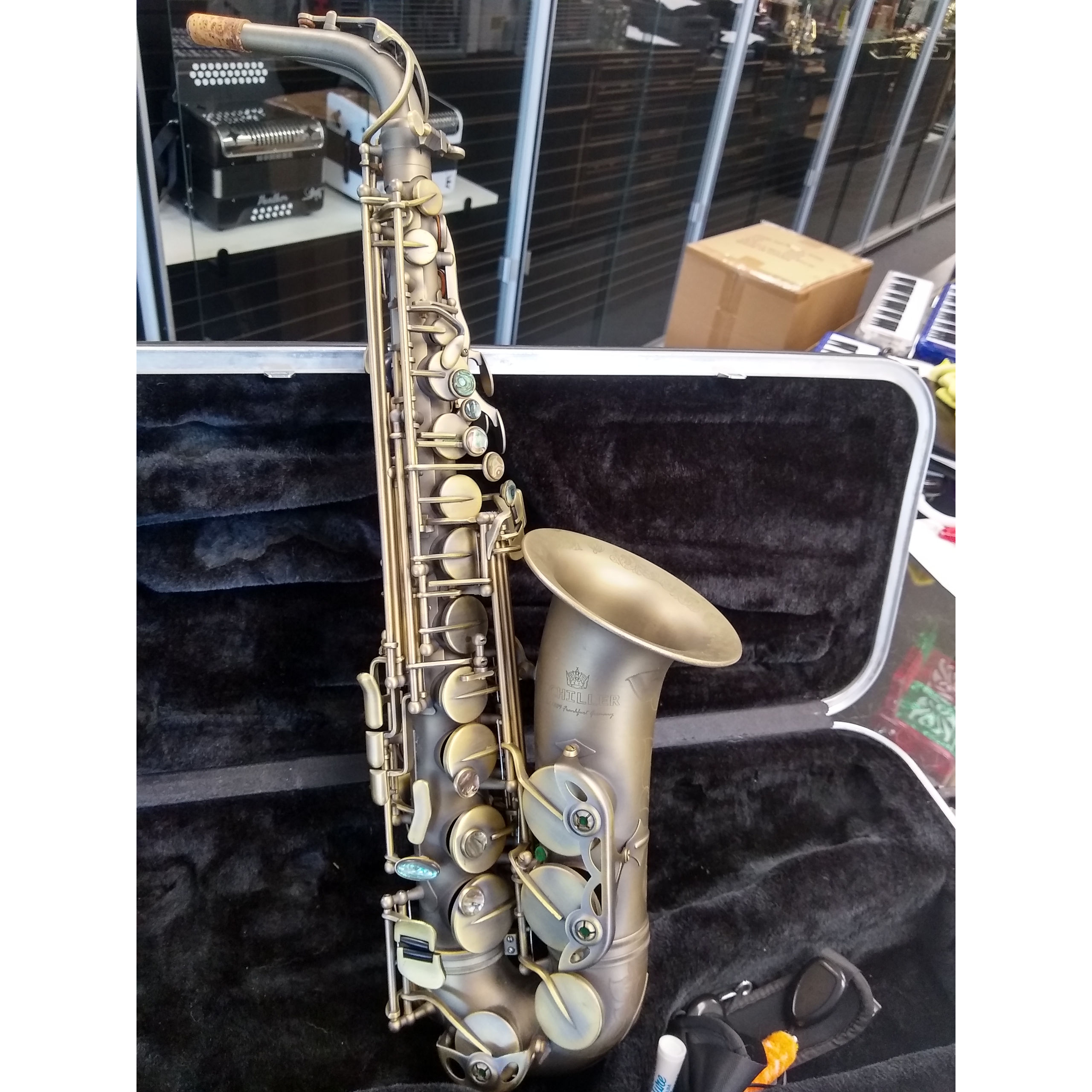 Schiller Elite V Alto Saxophone Luxus Vintage Big Bell Saxophone (Used ...