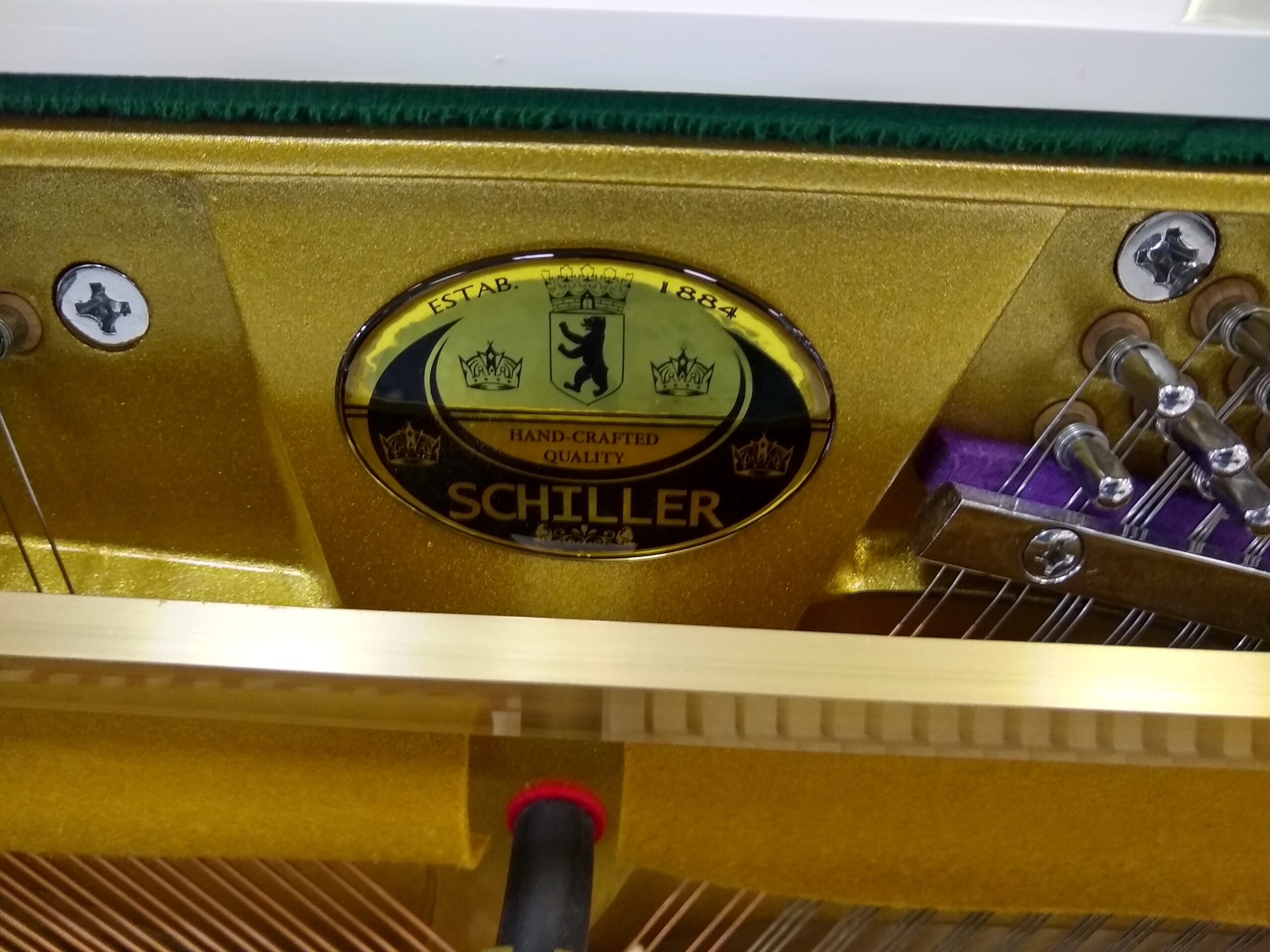 Schiller Frankfurt Imperial Upright Piano - Jim Laabs Music Store