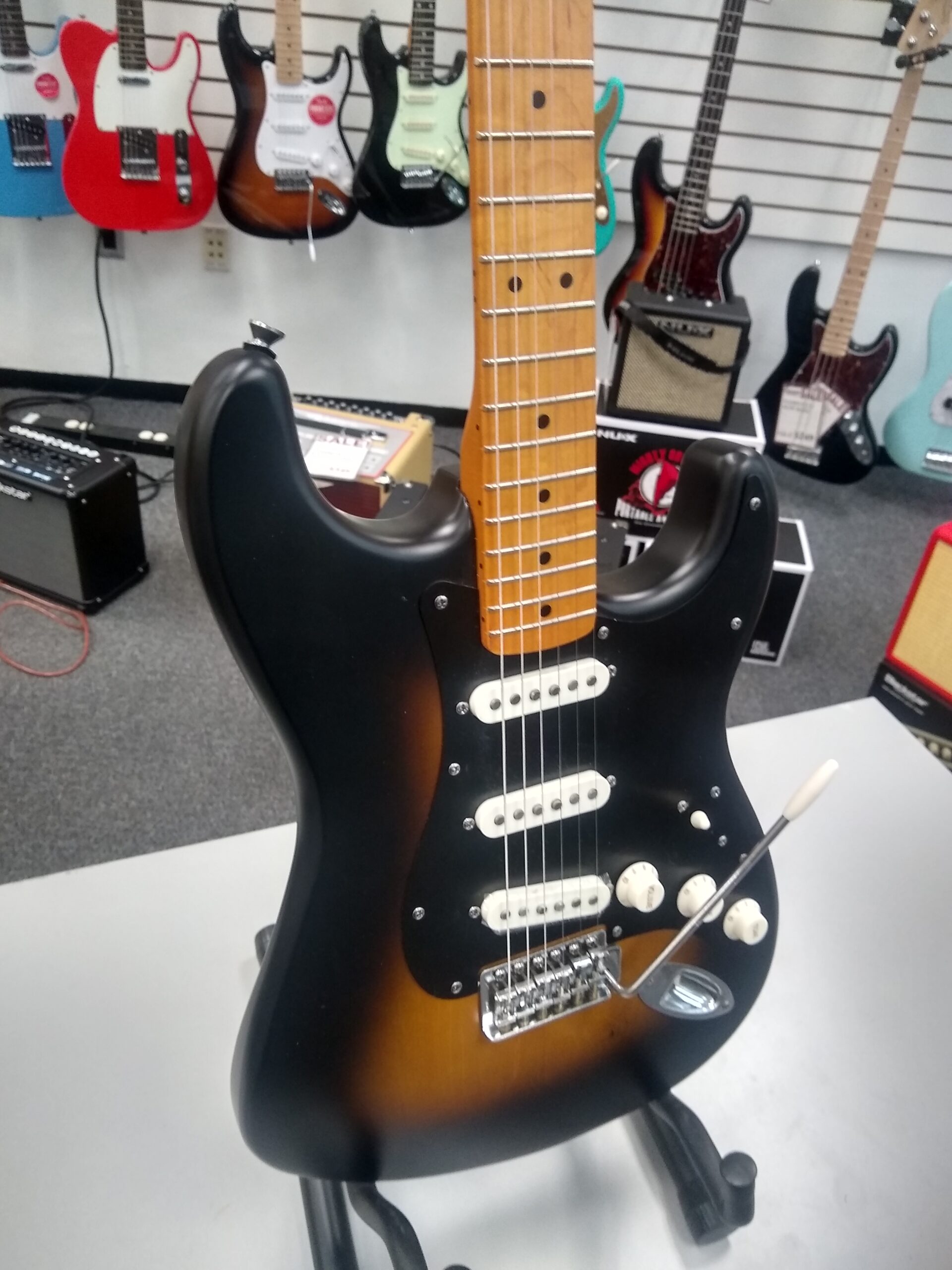 Squier 40th Anniversary Strat - Burst - Used - Jim Laabs Music Store