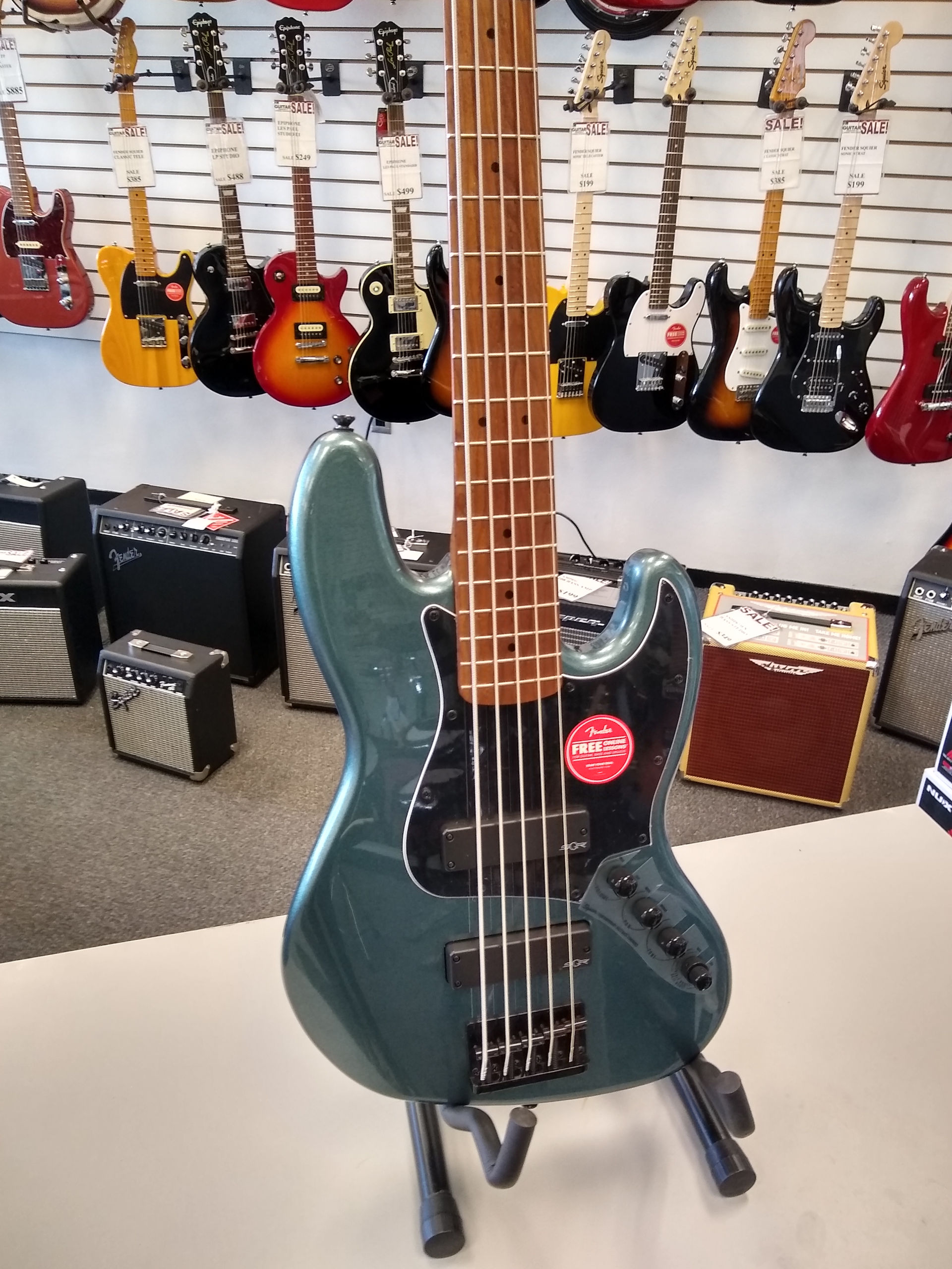 Squier Contemporary Jazz Bass 5 String - Jim Laabs Music Store