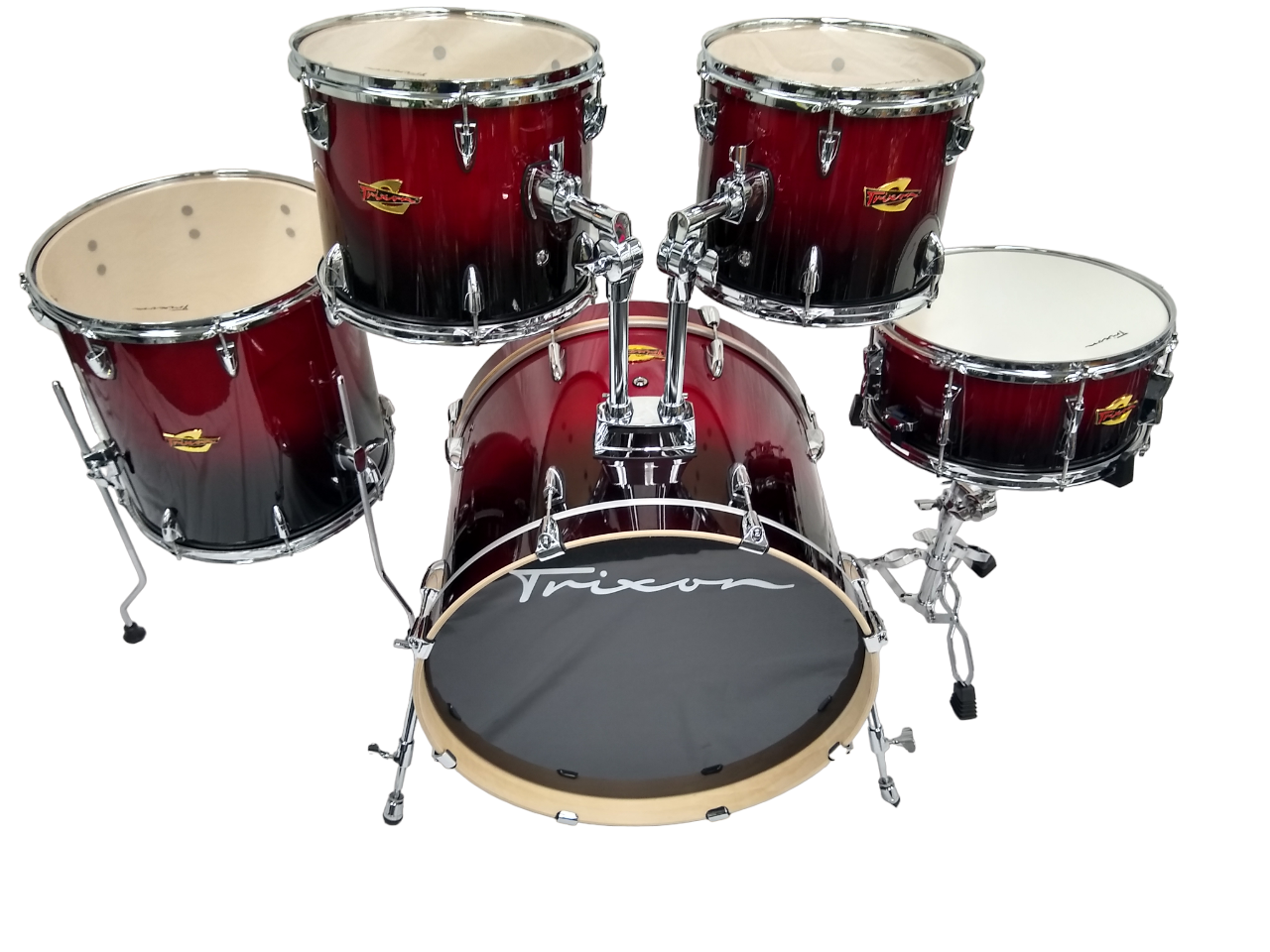 Trixon Deutsche Classic Burgandy Fade Lacquer - Jim Laabs Music Store