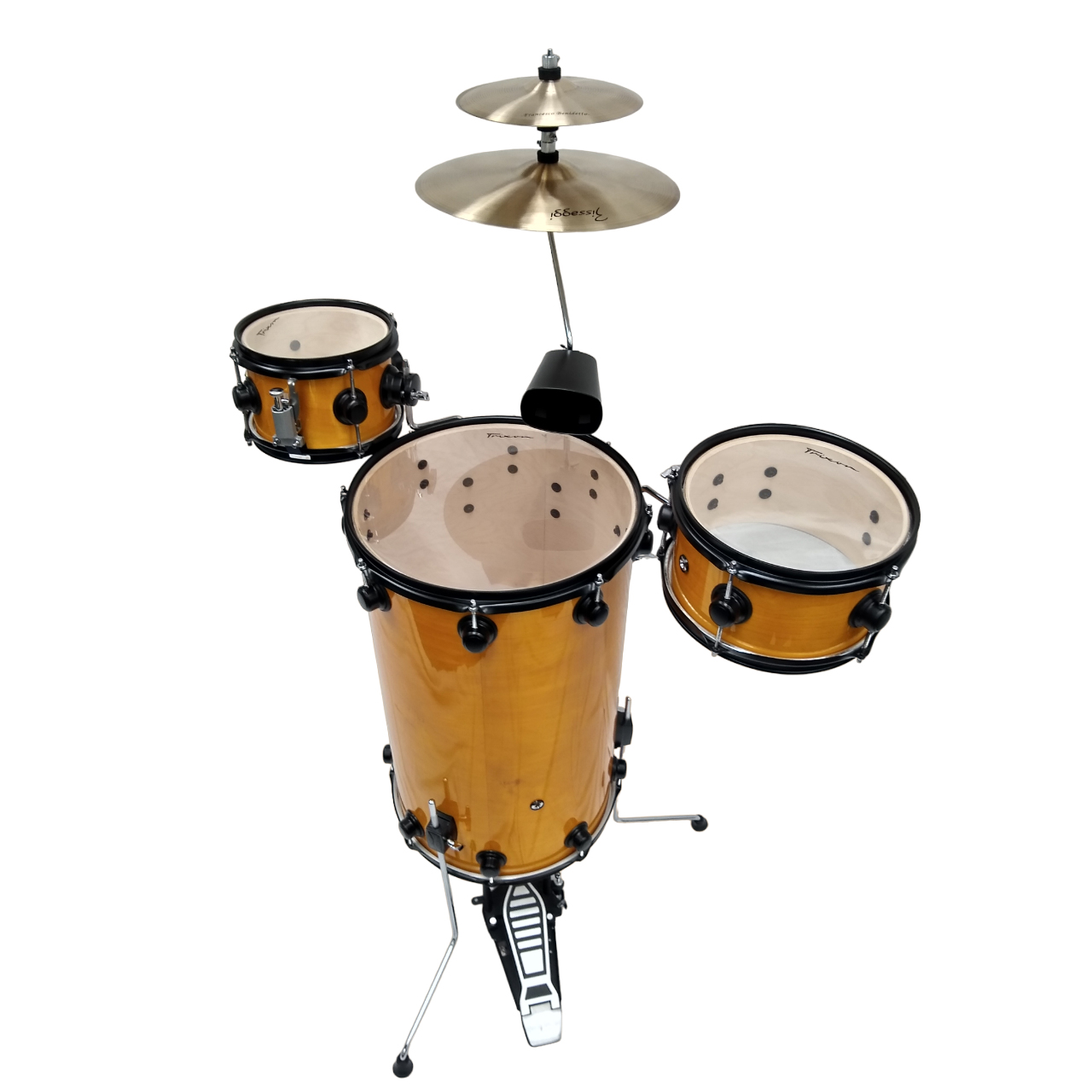 Trixon Elite Cocktail Drumkit Deep Amber W/Black Hardware - Jim Laabs ...