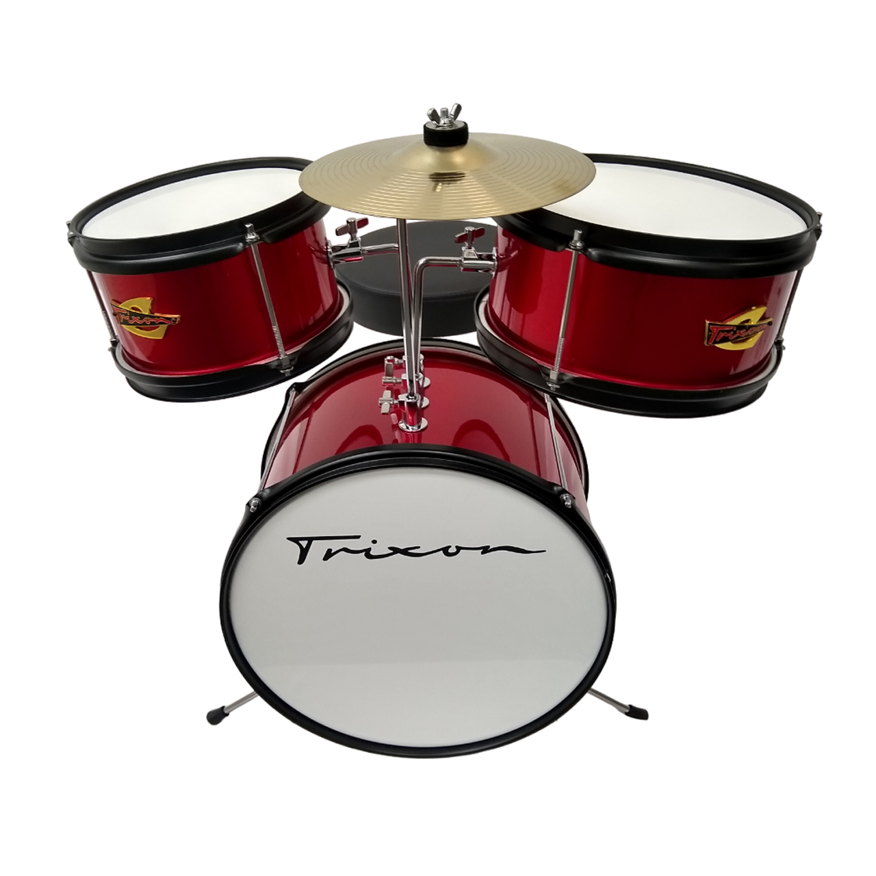 Trixon Kidstar 3 Piece Drumset Red Sparks - Jim Laabs Music Store