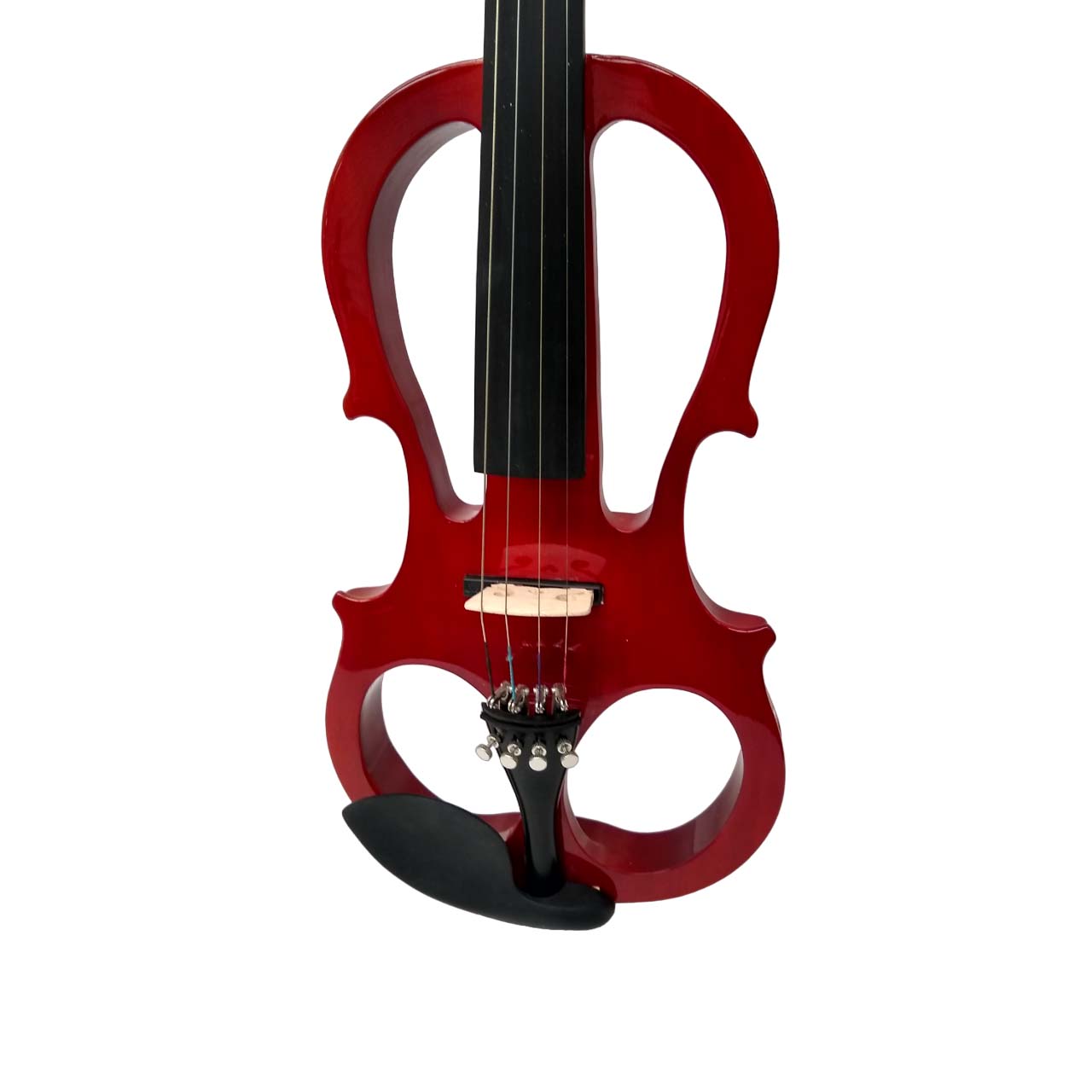 Vienna Strings Electra Violin Shaped Speedway - Red - Jim Laabs Music Store