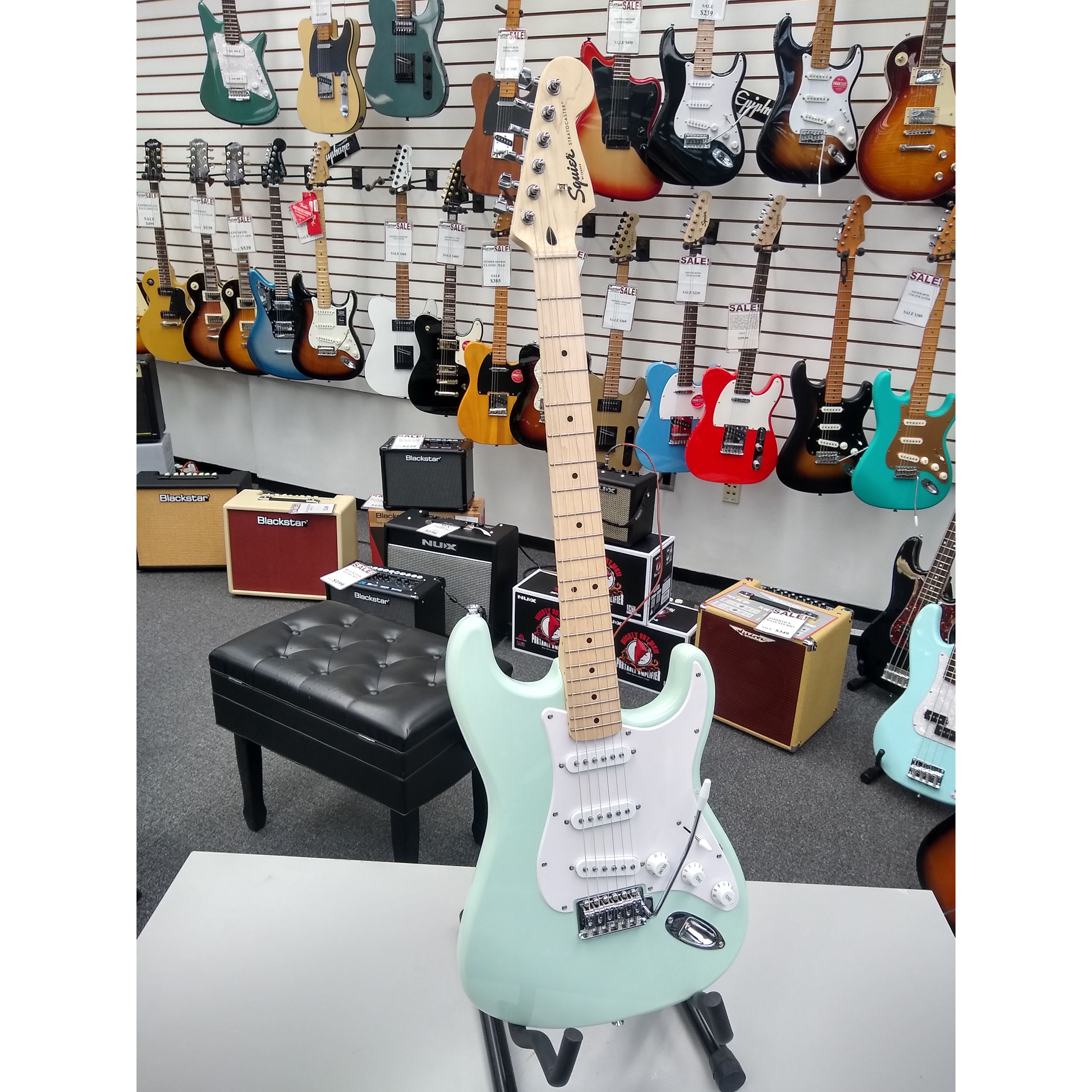 Squier Sonic Strat Mint Green - Jim Laabs Music Store