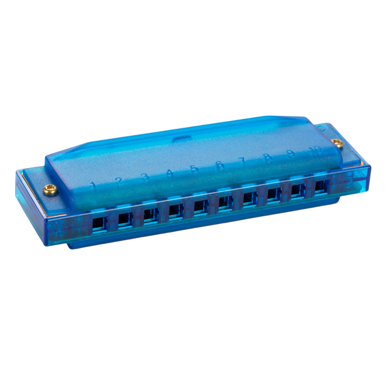 Hohner Translucent Harmonicas - Blue - Jim Laabs Music Store