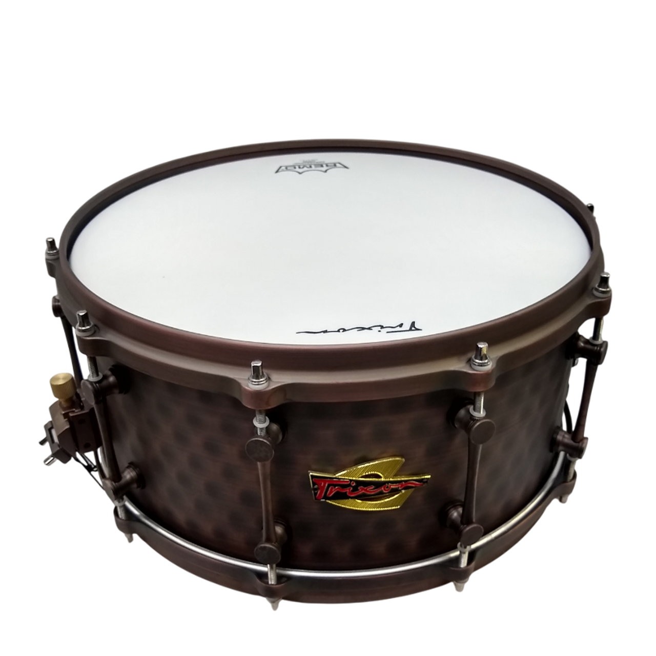 Trixon Concert Copper Hammered Snare Drum - Jim Laabs Music Store