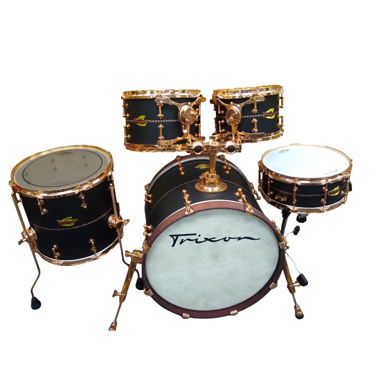 Trixon Concert Hall Drumset Black Luxury Satin-Copper - Jim Laabs Music ...