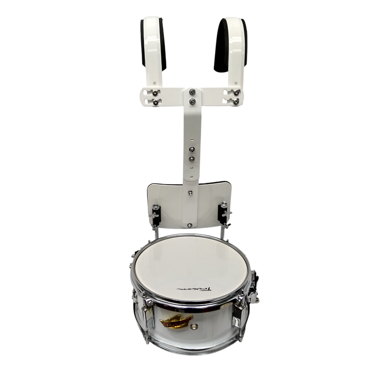 Trixon Junior II Marching Snare - White - Jim Laabs Music Store