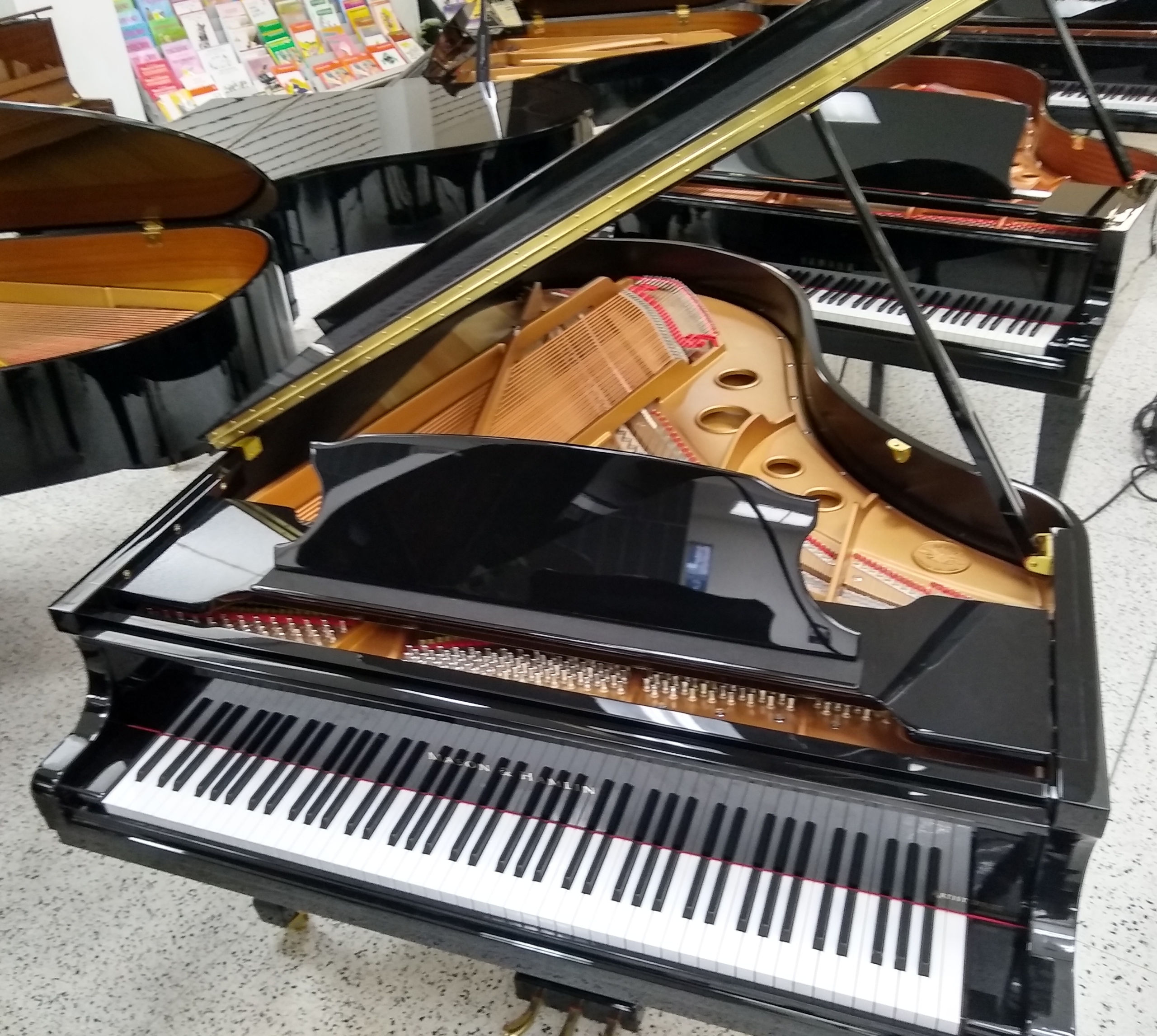 Mason & Hamlin Grand Piano 188 Grand w/IQ Player & Quietime - Jim Laabs ...
