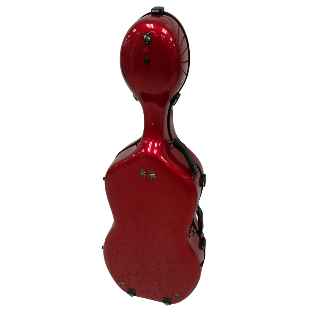Enthral II Cello Case – Poly Carbon Fiber – Red Sparkle - Jim Laabs ...