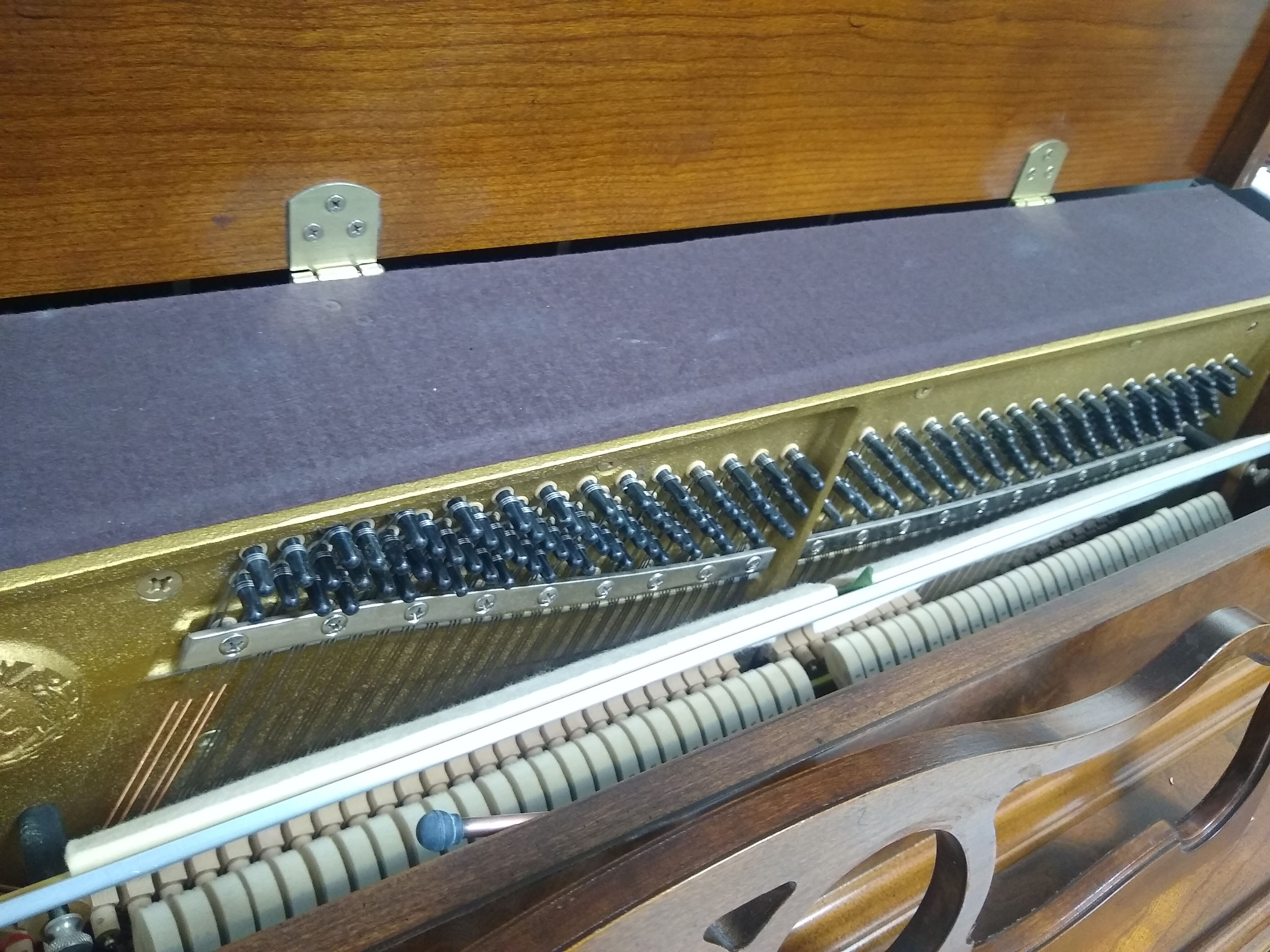Yamaha Professional Upright Burled Cherry - Jim Laabs Music Store