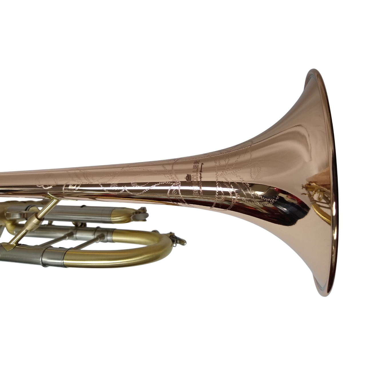 Schiller Frankfurt Elite Custom Trumpet CF Vintage Rose Brushed Copper ...