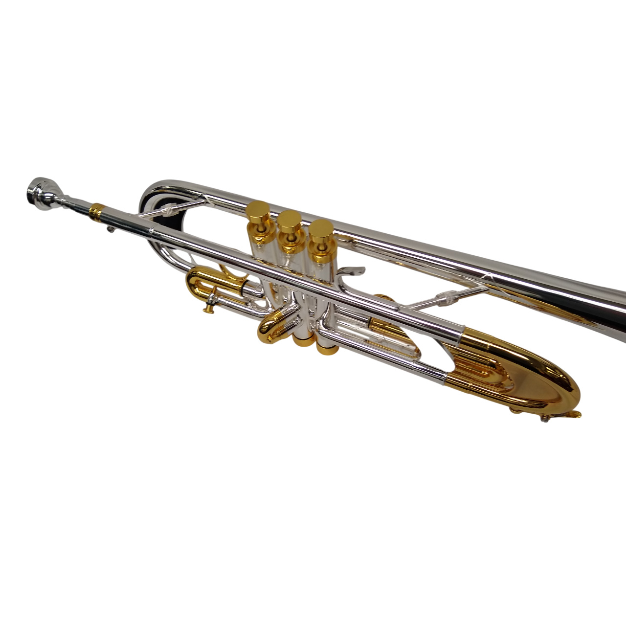 Schiller Elite Frankfurt Custom Silver/Gold Plated Flash Trumpet - Jim ...