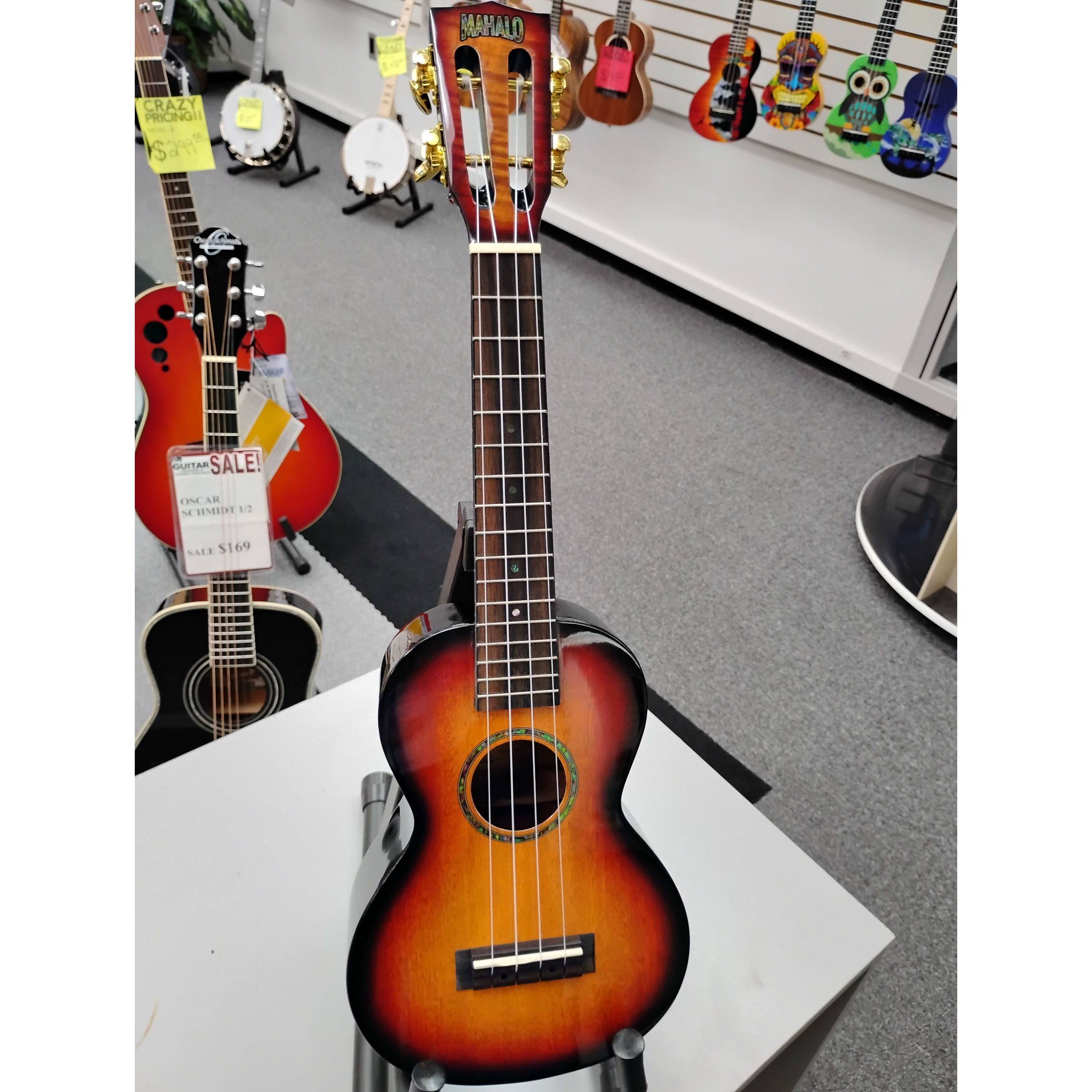 Mahalo Concert Java UKE Sunburst - Jim Laabs Music Store